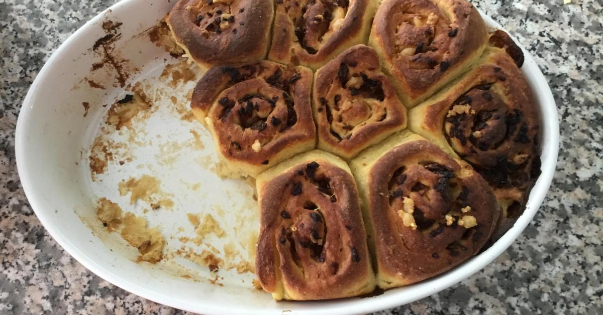 Griebenschnecken mit Kartoffel-Hefeteig von Aninia. Ein Thermomix ...