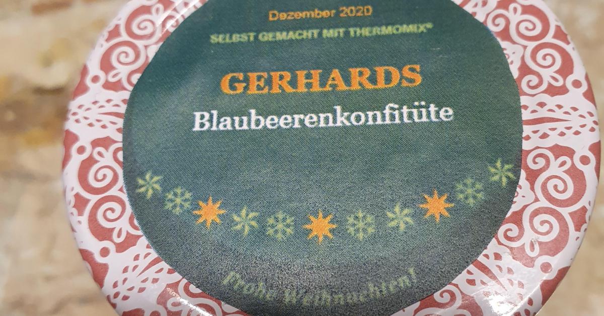 Gerhards Blaubeerenkonfitüre von Gerry kocht. Ein Thermomix® Rezept aus ...